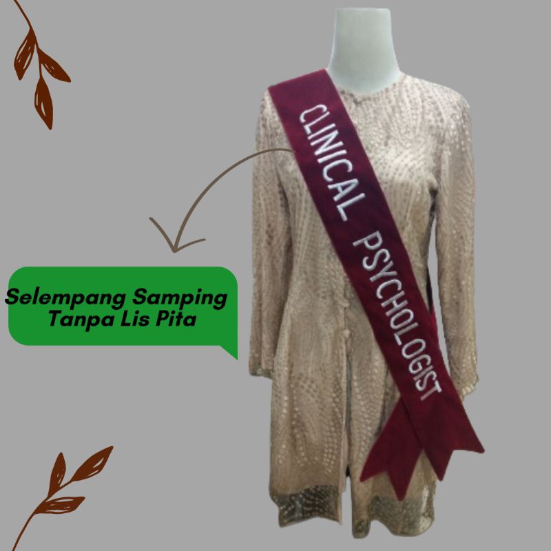 ONE DAY ANNIVERSARY flash sash/graduation sash/tahfiz/peresmiant ...