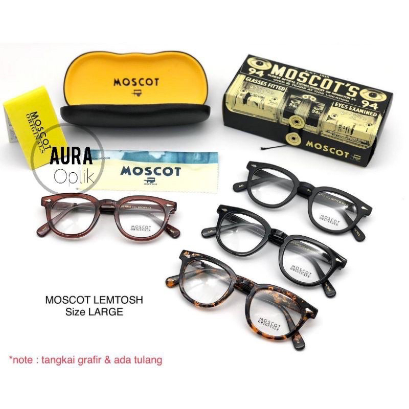Free MOSCOT FRAME PHOTOCROMIC LENSES!! Women's/men's glasses | Shopee ...