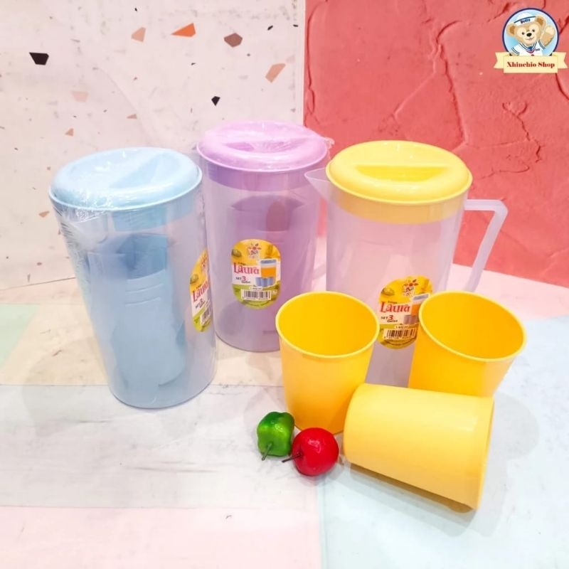 LAURA AESTHETIC PLASTIC TEKO SET | Shopee Philippines