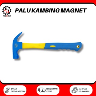 Cpt National Rubber Handle Magnetic Goat Hammer 8 OZ Claw Hammer Cukit ...