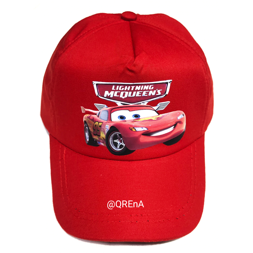 Screen printed children's Cars hats/boys' Mc Queen Car character hats ...