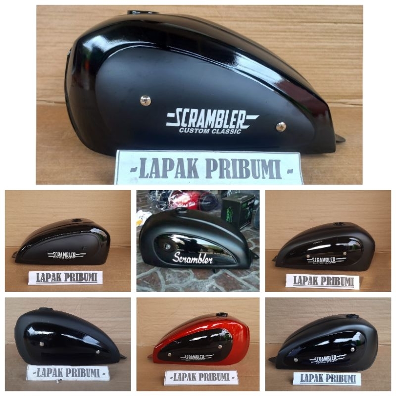 Paint Tank Cover Scrambler Ducati Triumph Japstyle Bobber Custom ...