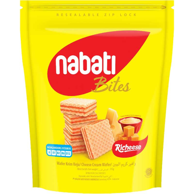 Nabati Richeese Bites Cheese Cream Wafer 115 g | Shopee Philippines