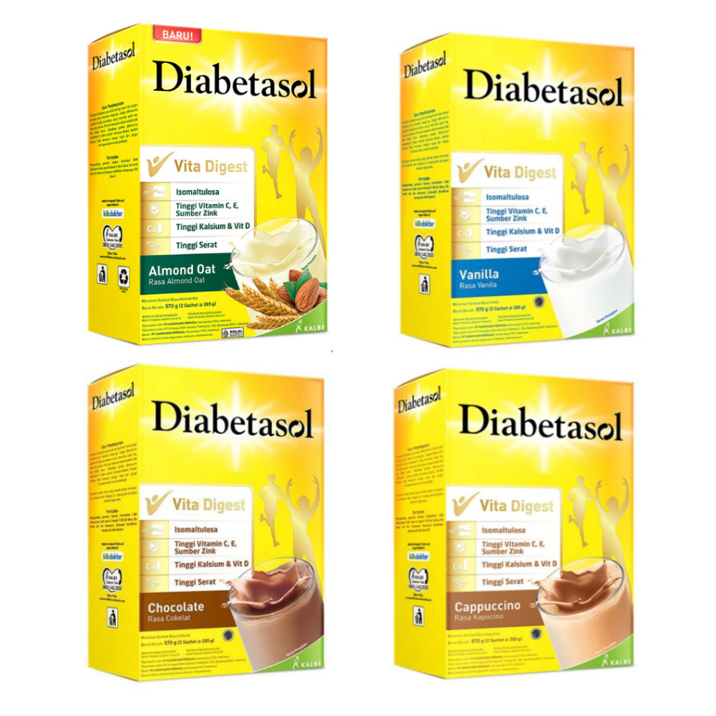 Diabetasol Vanilla/ Chocolate/O/Almond 600gr/570GR | Shopee Philippines