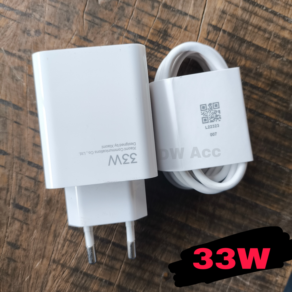 Xiaomi Charger 33Watt Ori Note 11 / Poco M4 Pro / Note 10 Pro. Original ...