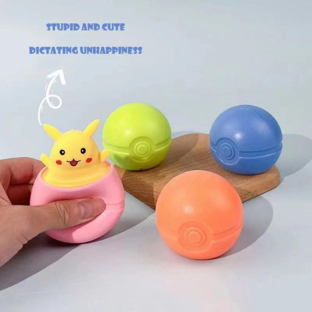 Cute Pokemon Strawberry Honey Squeeze Squirrel Squishy Toy Anti Stress ...