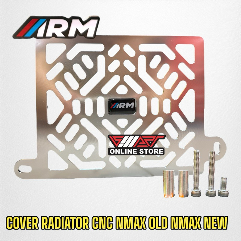 Cnc ARM RACING NMAX OLD NMAX NEW RADIATOR COVER | Shopee Philippines