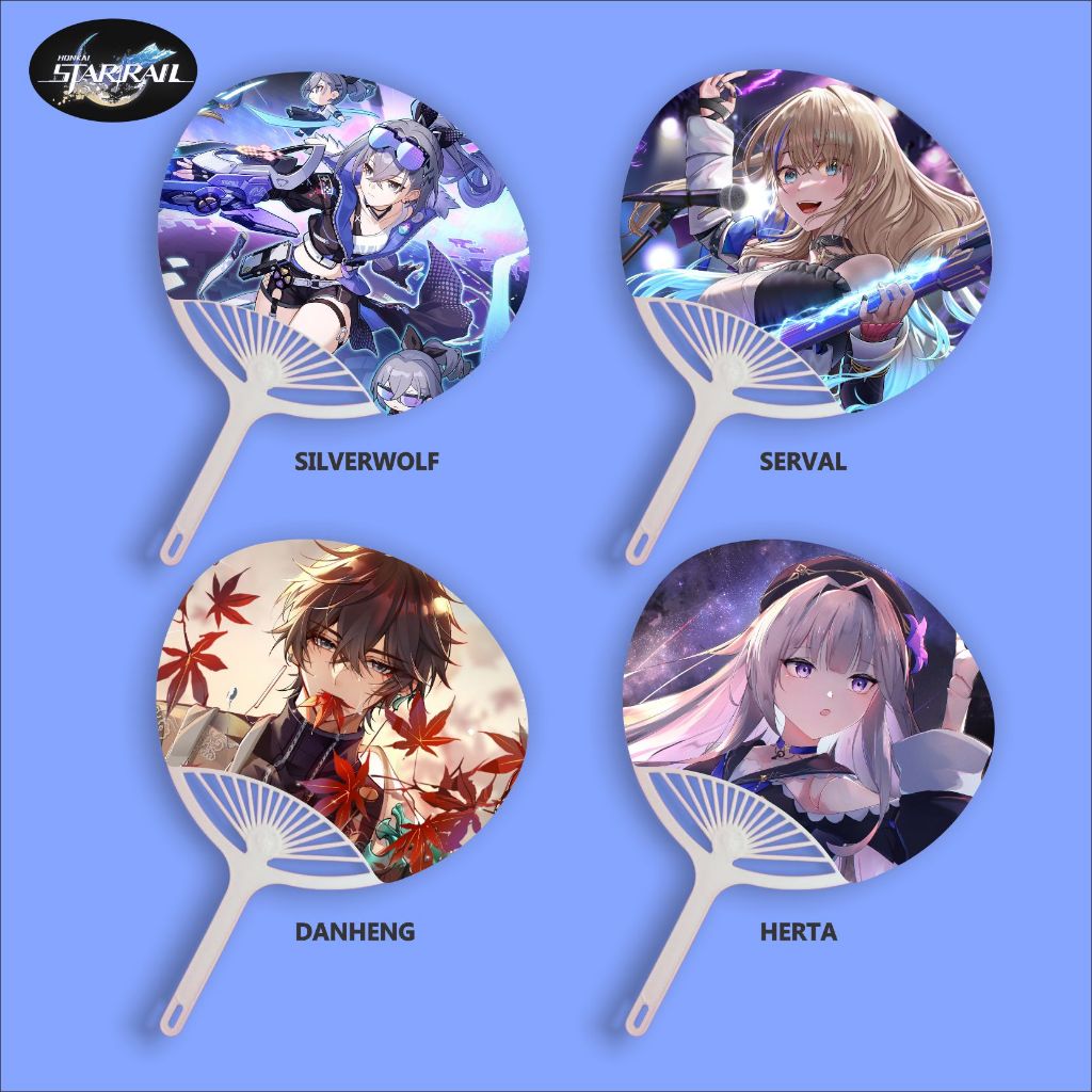 Hongkai Star Rail Fan Hand fan | Shopee Philippines