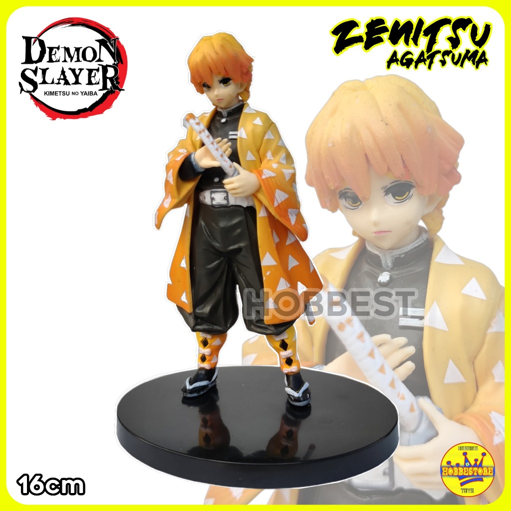 Kimetsu NO YAIBA Action Figure: ZENITSU AGATSUMA - Miniature Demon ...