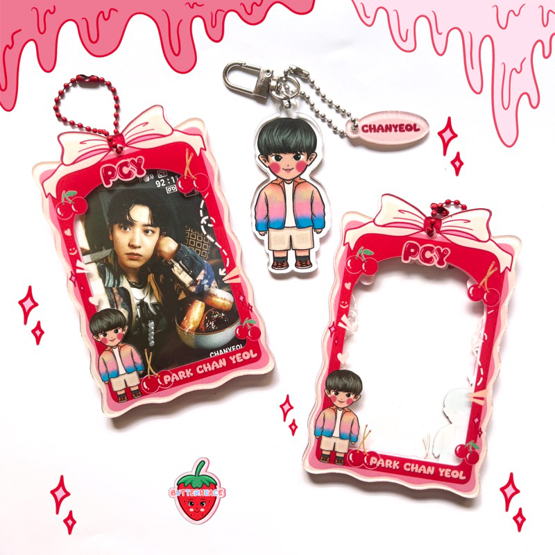 Exo CHANYEOL PHOTOCARD HOLDER | Cahol EXO Chanyeol double side | Shopee ...