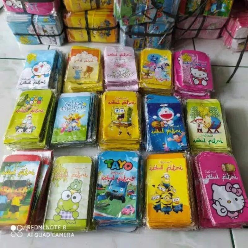 Cartoon ANGPAO Eid MINI Envelope (1 Pack Contains 10 Sheets) Eid Al ...