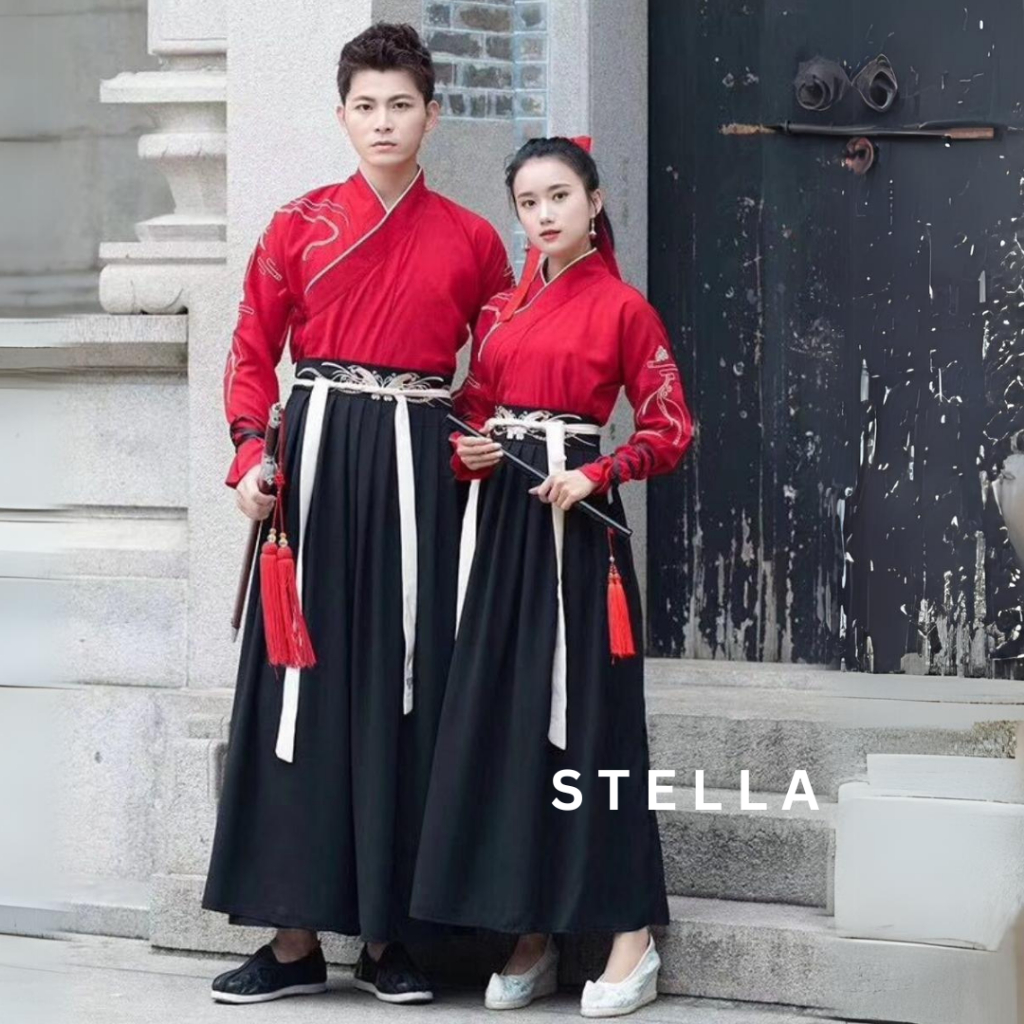Traditional Hanfu Full Set/Han Dynasty Traditional Clothes | Shopee ...