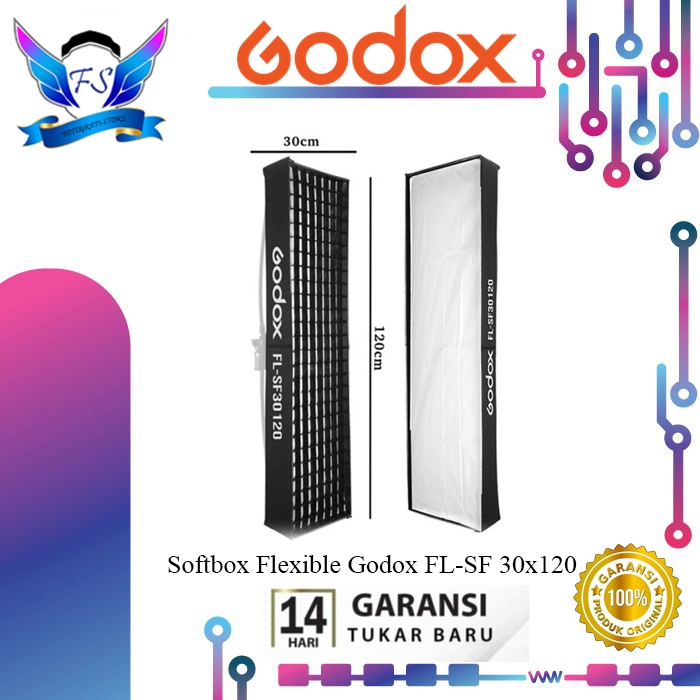 Godox Softbox FL-SF 30x120cm with Grid for Flexible LED Panel FL150R ...
