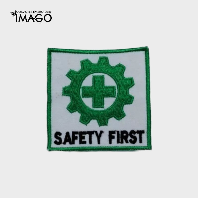 Safety First Logo Emblem | Embroidered K3 Logo | Shopee Philippines