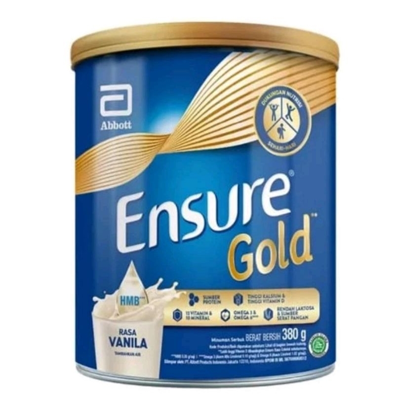 Ensure gold HMB vanilla 380 g - Low lactose adult nutrition exp ...