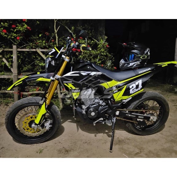Decal CRF 150 L FULL BODY CUSTOM FREE COOL SIMPLE DESIGN DECAL KLX ...