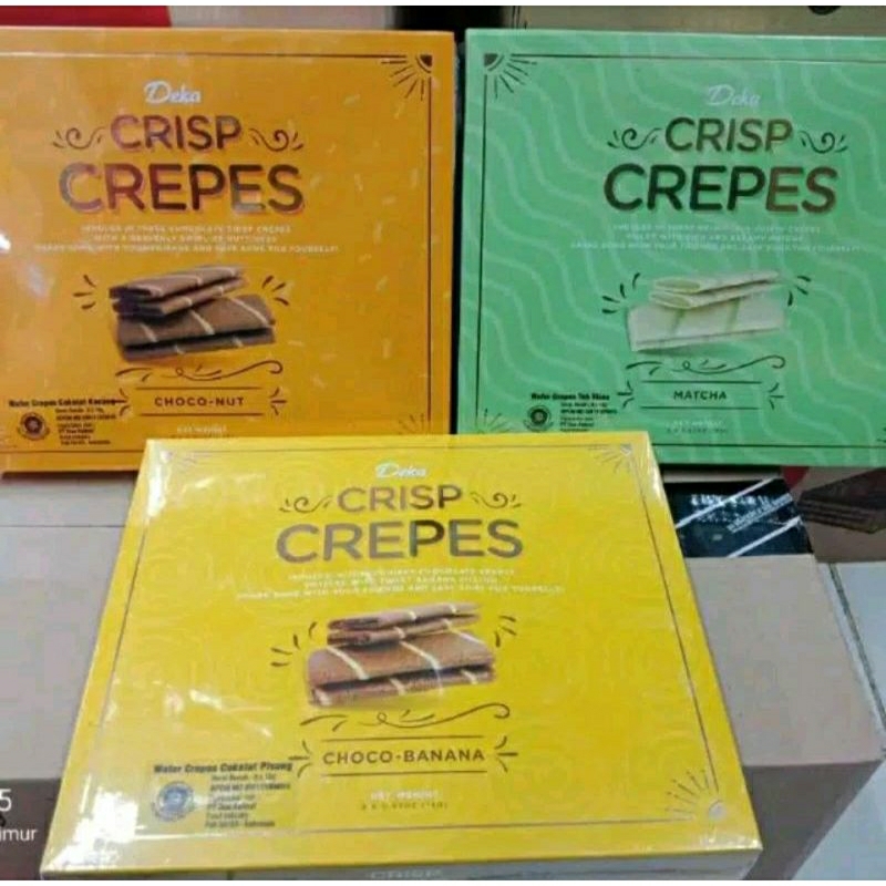Deka crisp crepes carton contains 12*112g all variants | Shopee Philippines