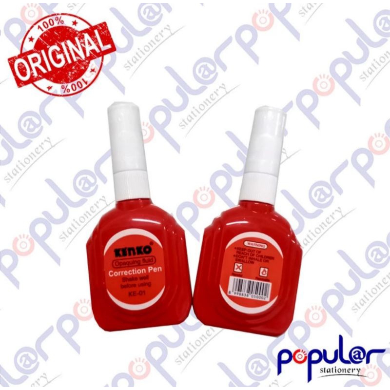 MERAH Tipp Ex Kenko Liquid KE-01 Red | Shopee Philippines