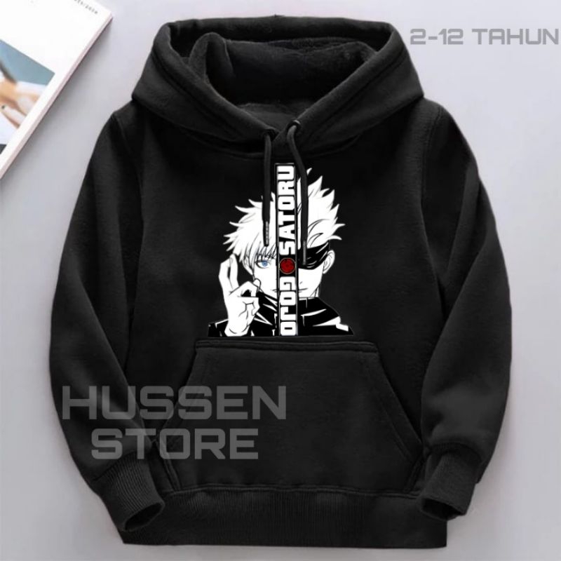 CHILDREN'S HOODIE SWEATER ANIME GOJO SENSEI JACKET FOR AGES 1-14 YEARS ...