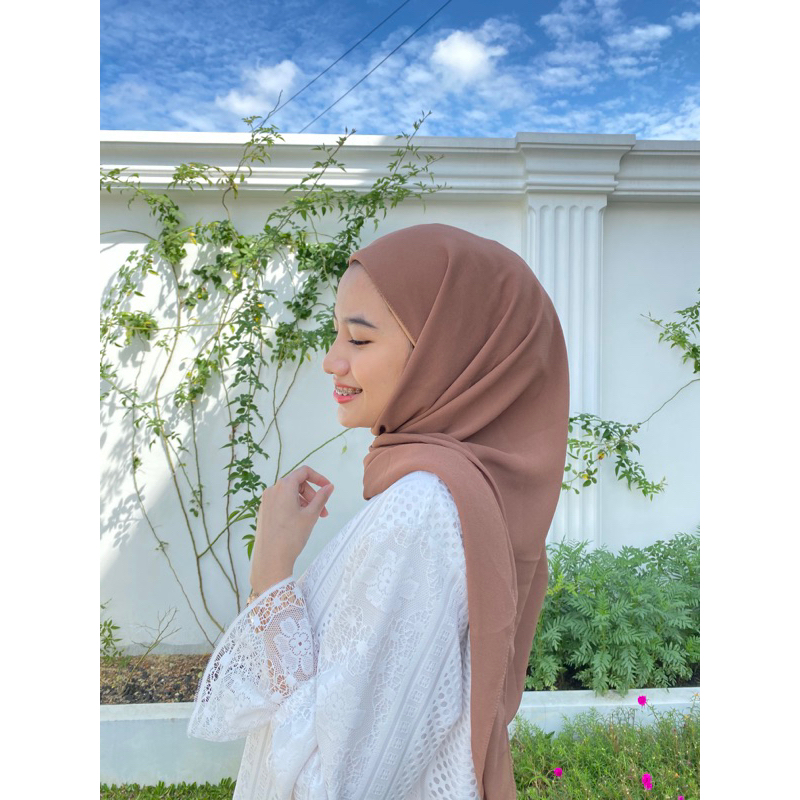Inner Triangle Hijab / instant Quadrilateral (Double layer) | Shopee ...