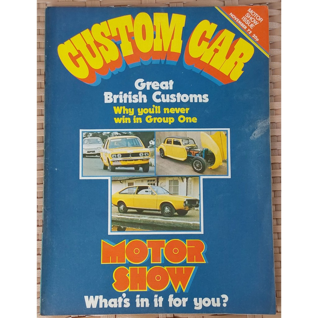 VERY RARE VINTAGE - UK Custom Car Magazine, November 1972, Duster/VW ...