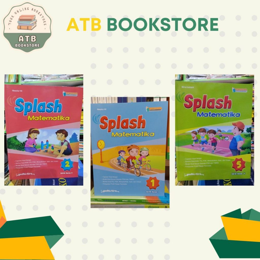 Splash Mathematics Book Class 1, 2, 3, 4, 5, 6 SD/MI Independent ...