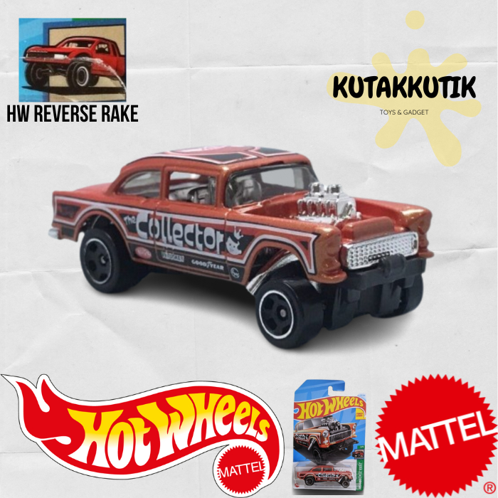 Hotwheels Classic Car 55 Chevy Air Bell Gasper The Collector Lot C 2024 ...