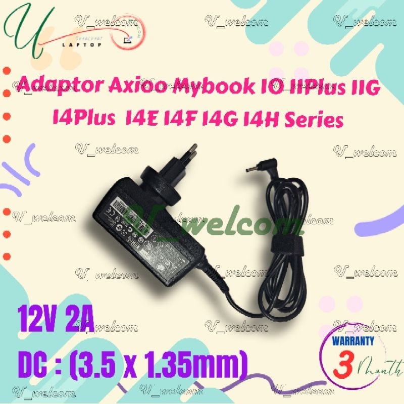 Axioo mybook 10 12v 2a Laptop charger adapter | Shopee Philippines