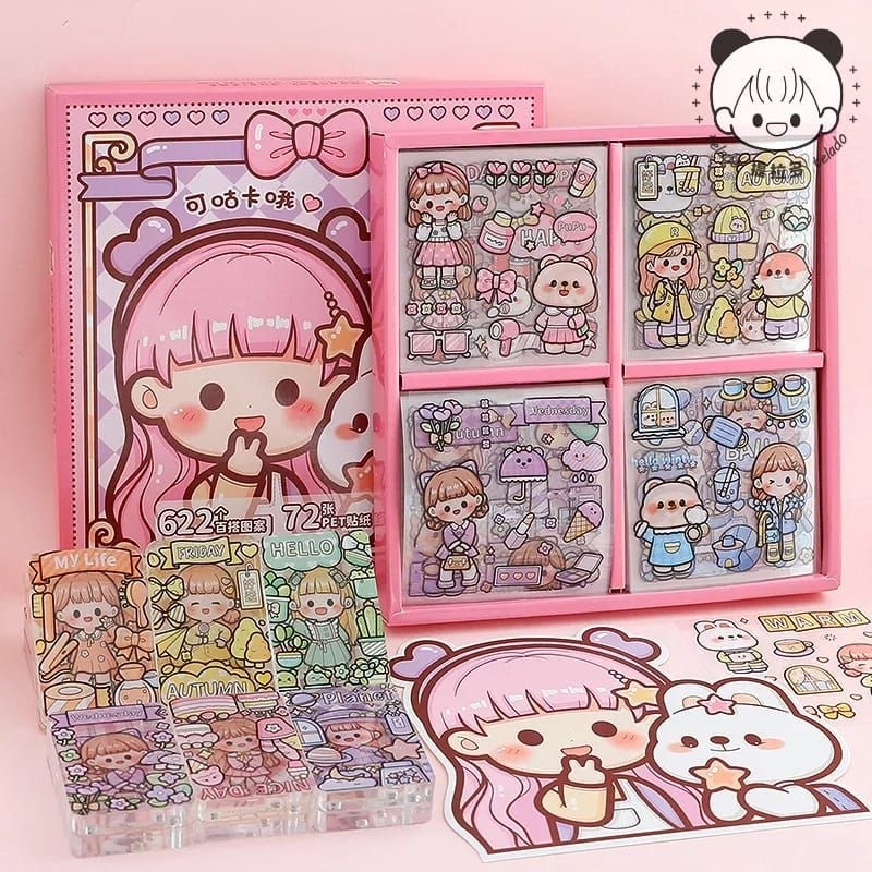 10 Sheets of Telado Dodojam Waterproof Stickers | Shopee Philippines