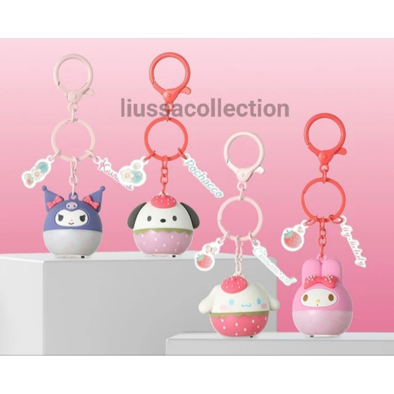 GANTUNGAN Miniso Keychain - Sanrio Characters Strawberry Season Series ...