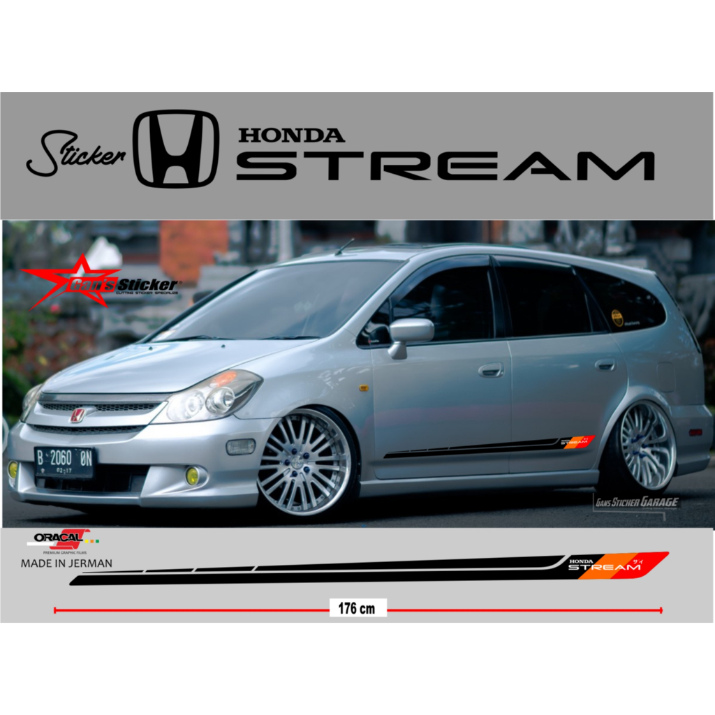 Honda STREAM STICKER HONDA STREAM ACCESSORIES | Shopee Philippines