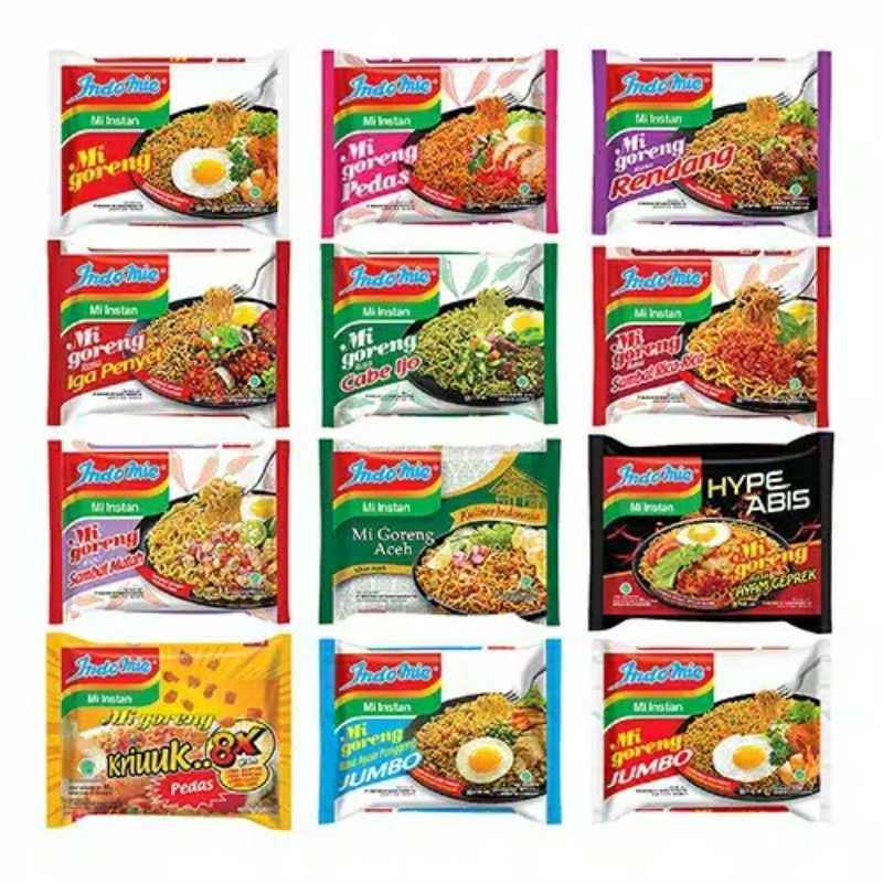 Indomie Fried And Gravy ALL Variants Of INSTANT Noodles Assorted ...