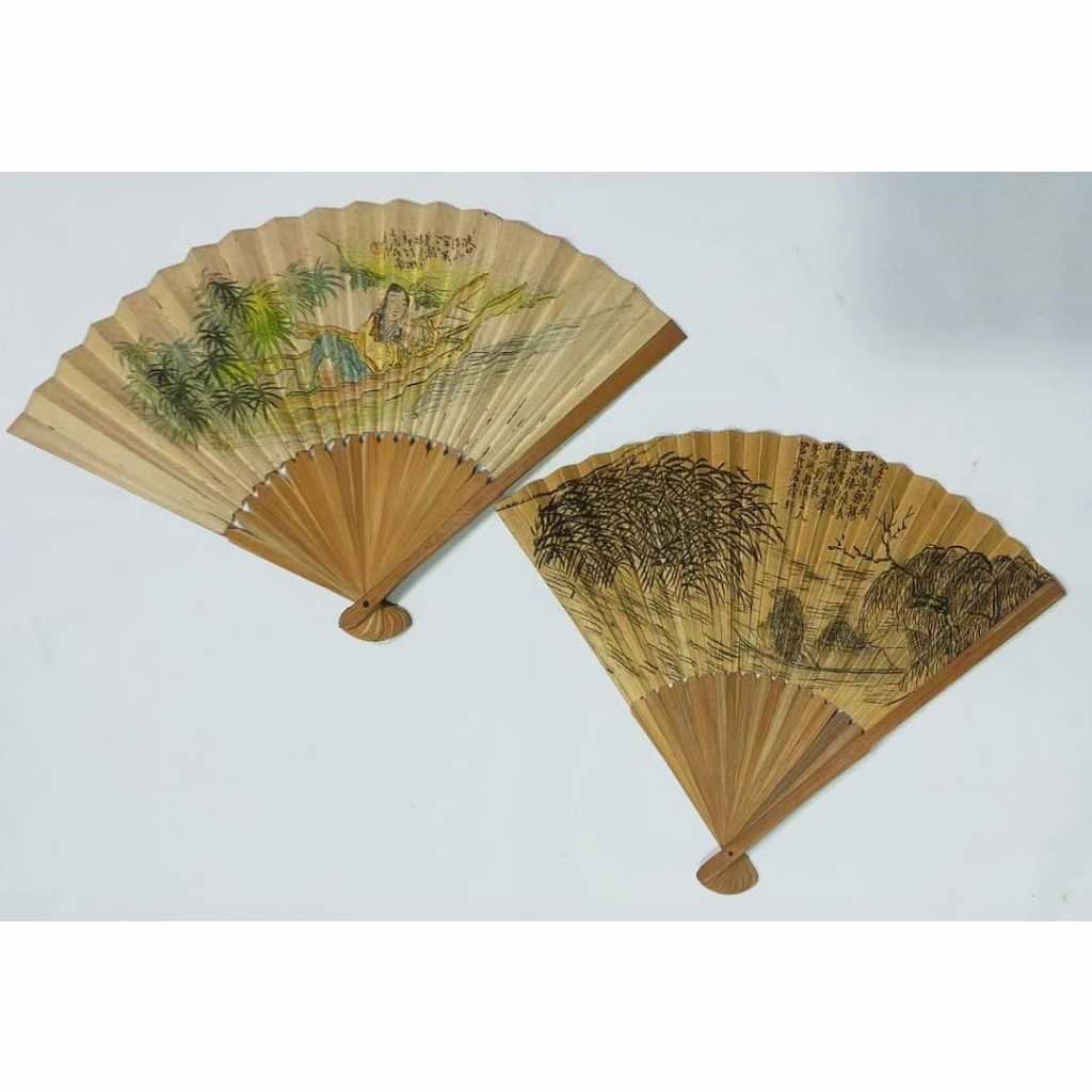 Antique Chinese peranakan Fan Package | Shopee Philippines