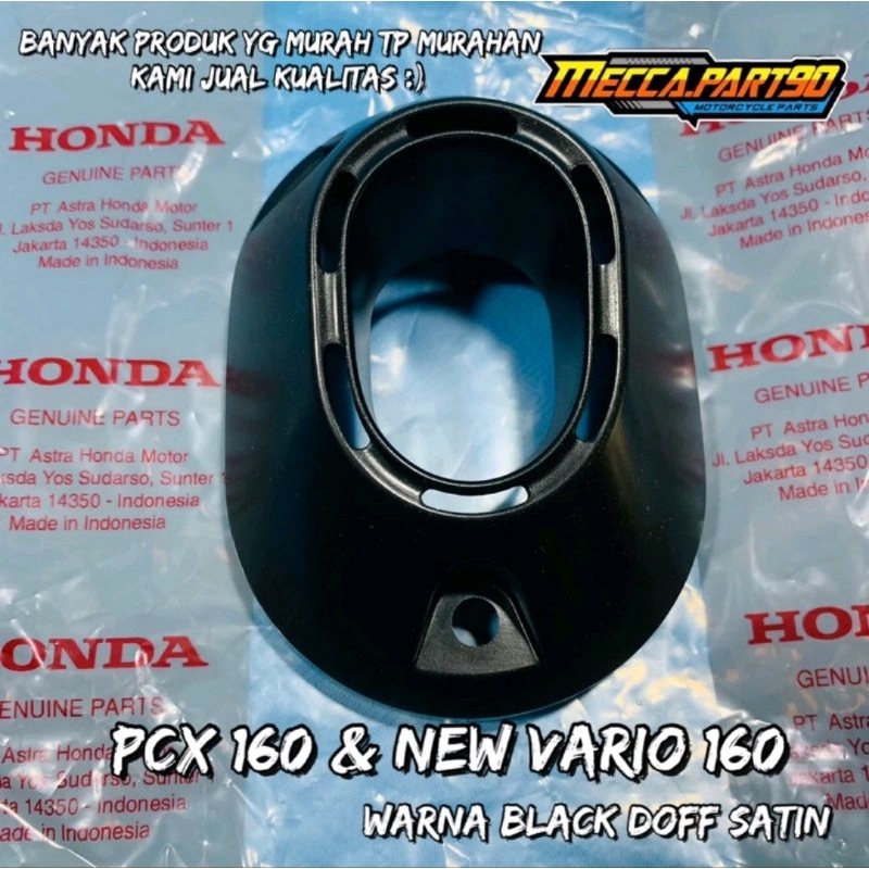 BLACK DOFF muffler end cover exhaust cover for honda PCX 160 New VARIO 160 | Shopee Philippines