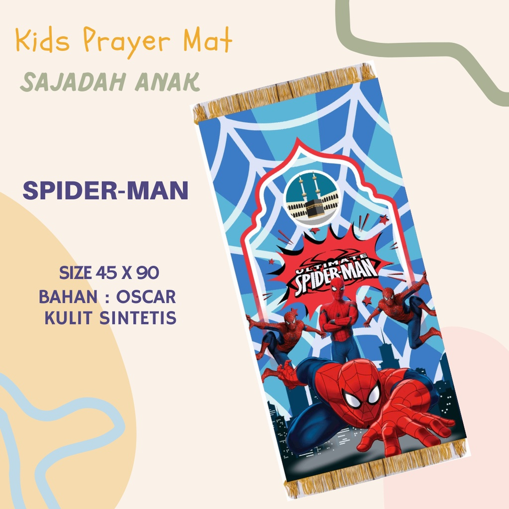 Custom SPIDERMAN Children's Prayer Mats/Custom Tassel Prayer Prayer ...