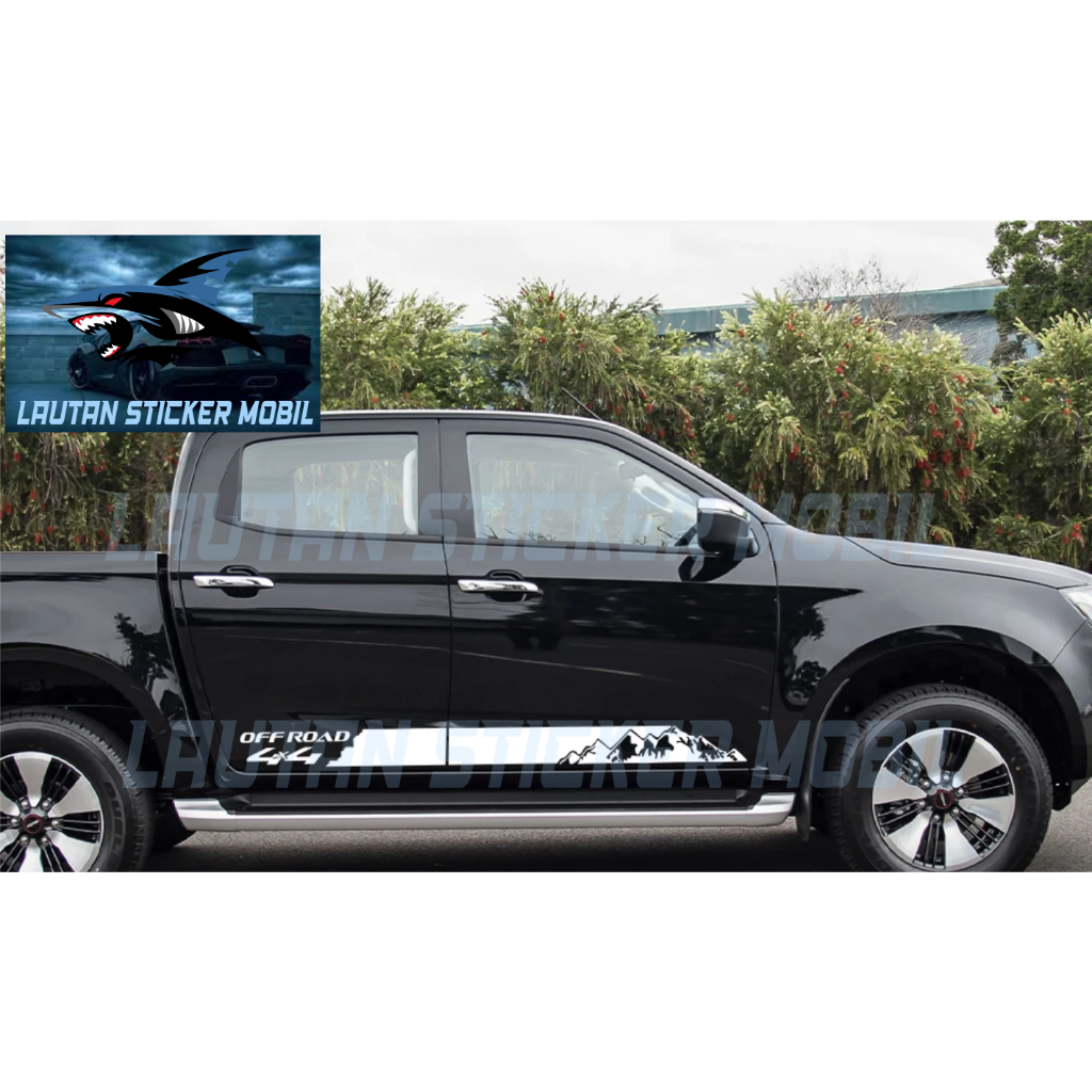 Cutting off road car stickers 4x4 side body stickers for ranger triton ...