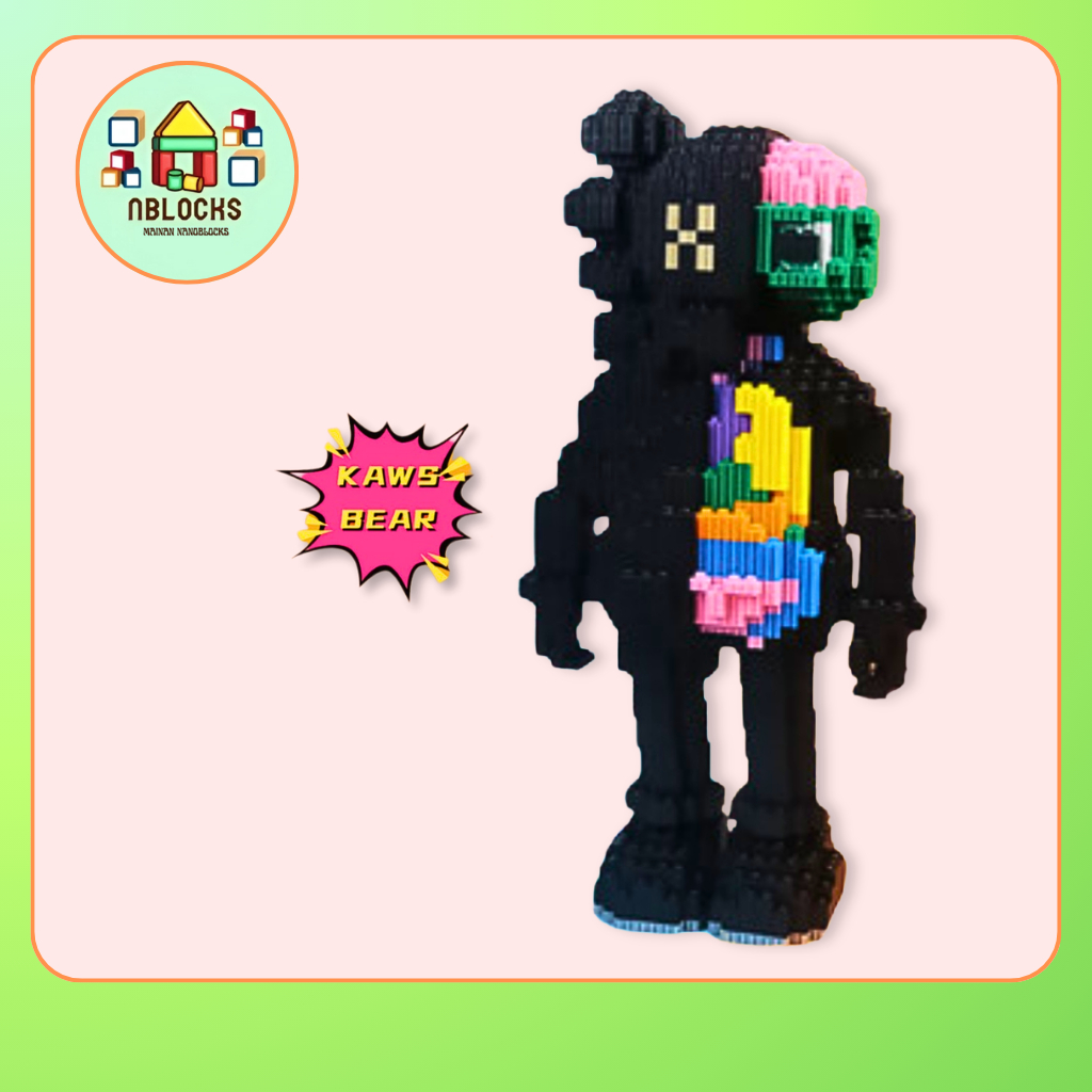 Bear Block Toys Fashion Medium Size Cartoon Block Bricks Toys/Cute ...