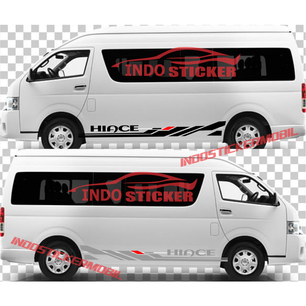 Hiace CAR STICKER TOYOTA HIACE CAR STICKER MINI BUS HINO ELF REAL VAN ...