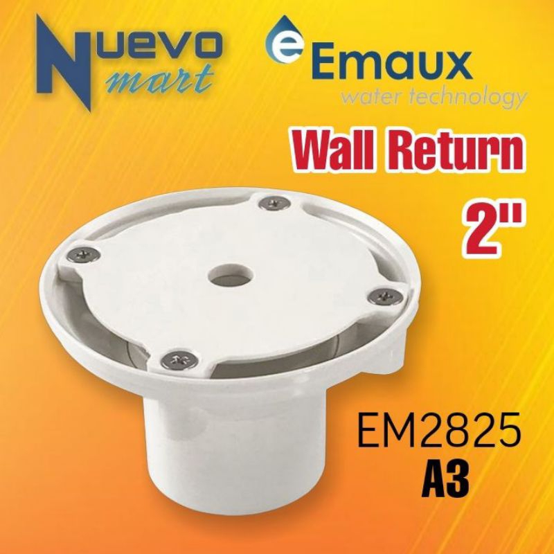 EMAUX EM2825 A3 Wall Return Swimming Pool Fittings 2" inch | Shopee ...