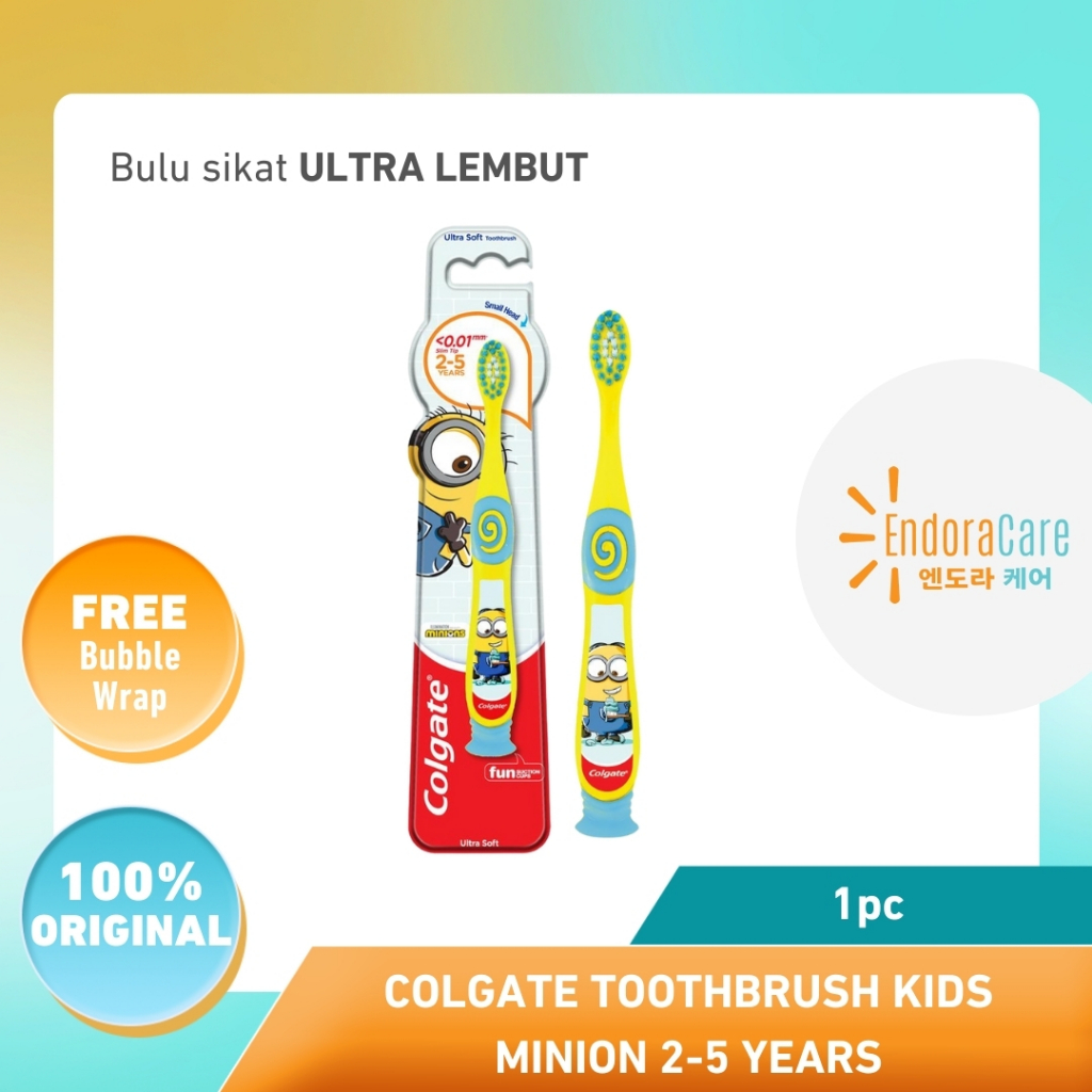 Colgate Kids Toothbrush - Minion Children's Toothbrush 2-5 Years 1 pcs ...