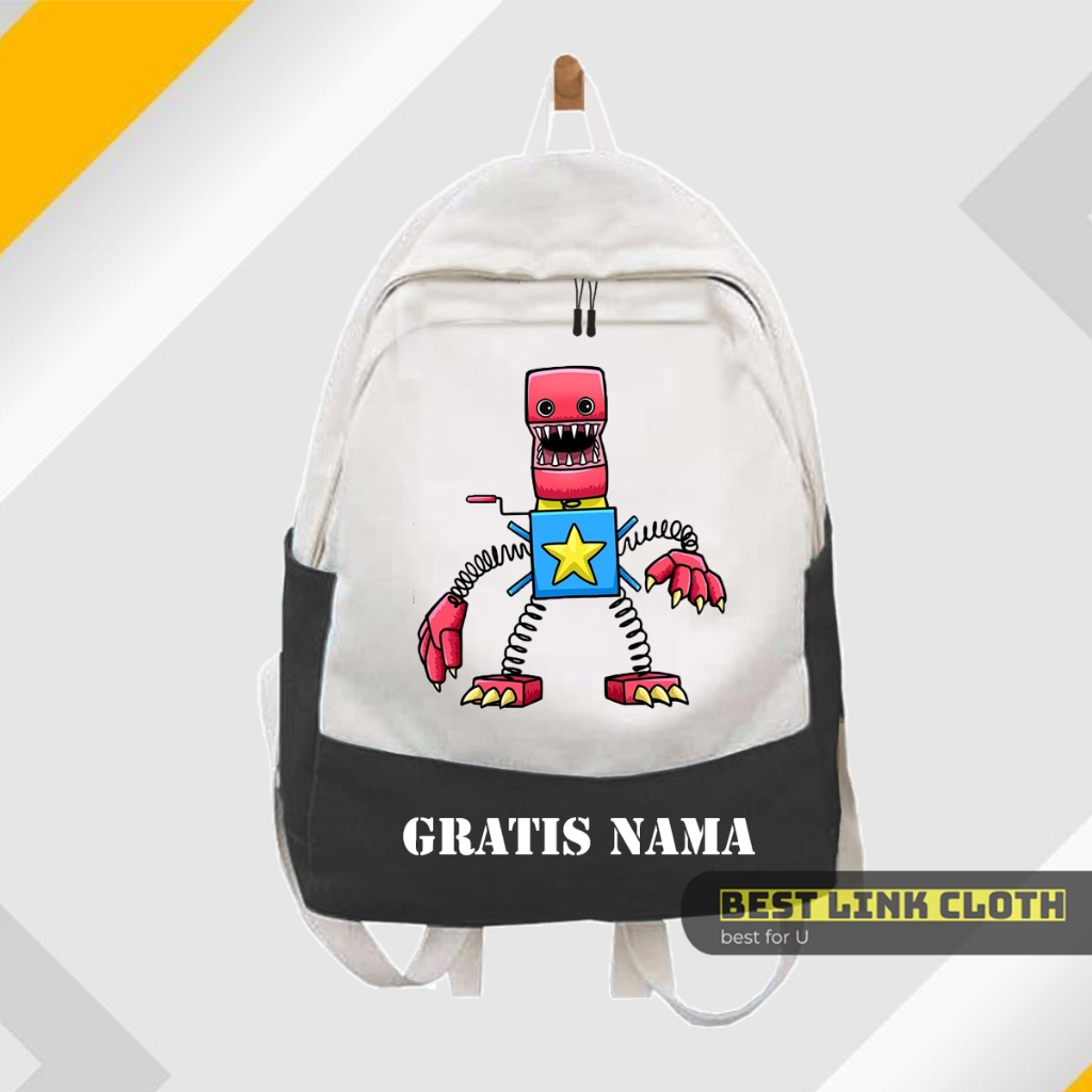 Boxy Boo Poppy Playtime Chapter 3 School Backpack FREE Name | Shopee ...
