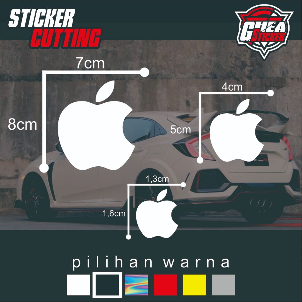 Apple Iphone Logo Cutting Sticker | Shopee Philippines