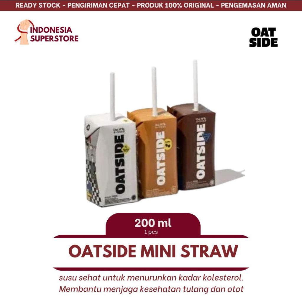 OATSIDE MINI Straw - Oat Milk 200 ML (With Straw) | Shopee Philippines