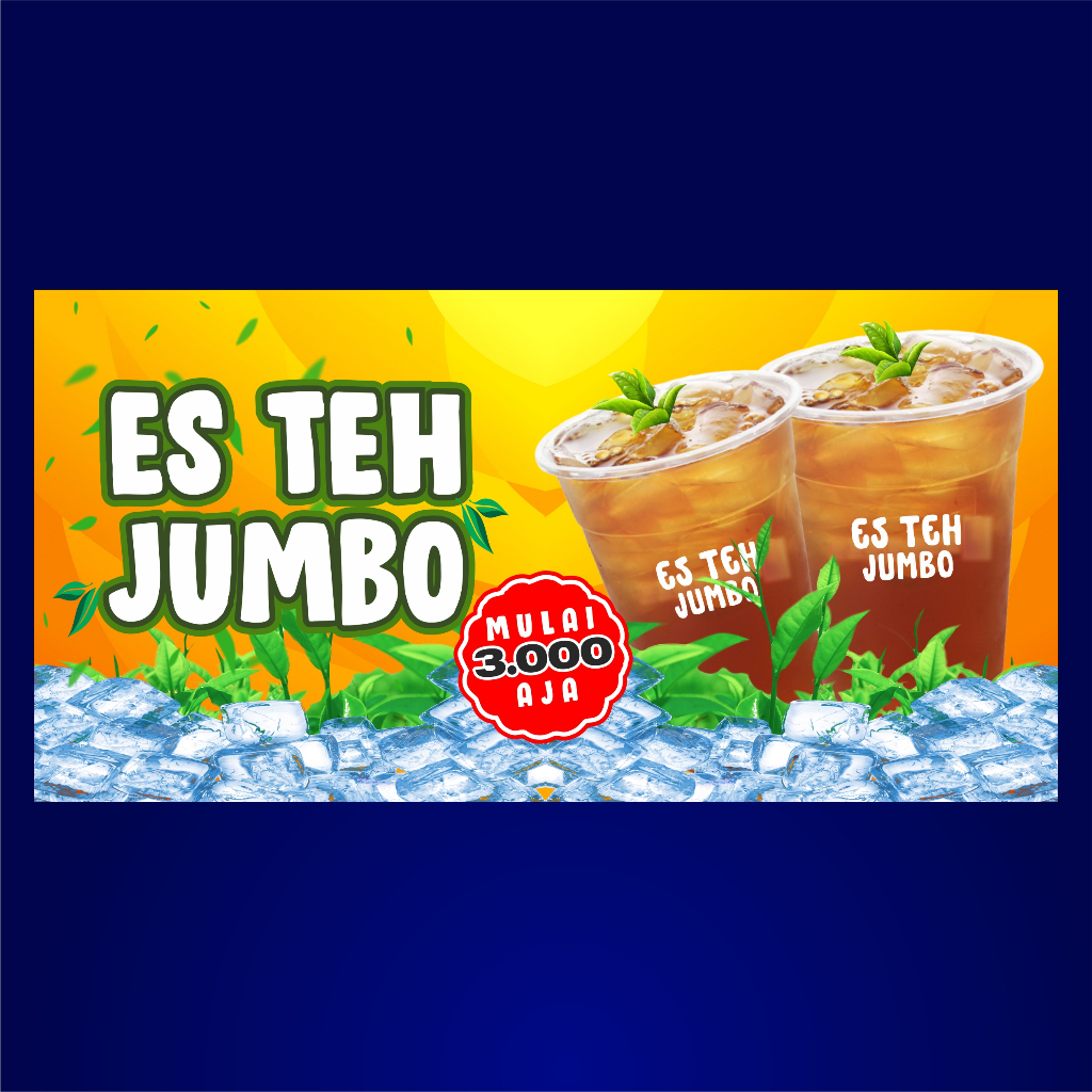 Jumbo Iced Tea Banner | Shopee Philippines
