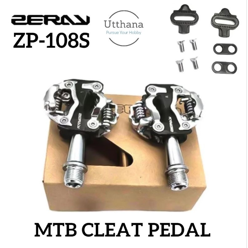 Zeray ZP-108S Mtb Bike Cleat Pedal SPD Model Shimano System | Shopee ...