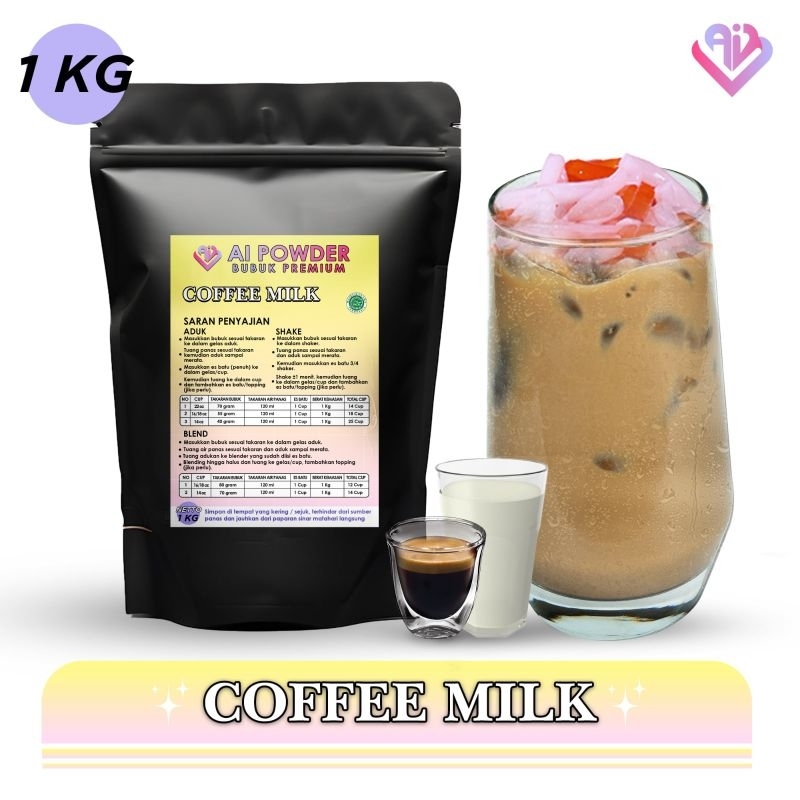 Coffee Milk The Best Instant Premium Drink Powder 1Kg | Shopee Philippines