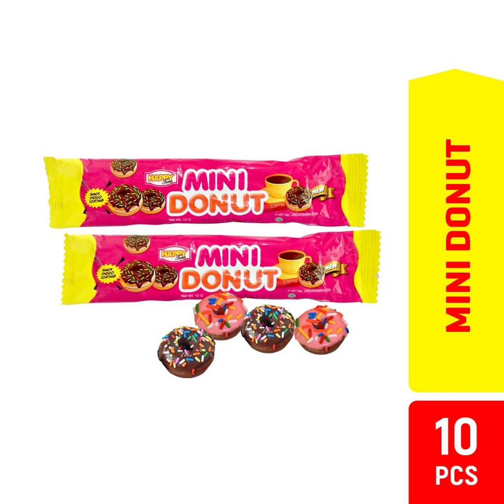 Happy Time Mini Donut (10 Pcs) | Shopee Philippines
