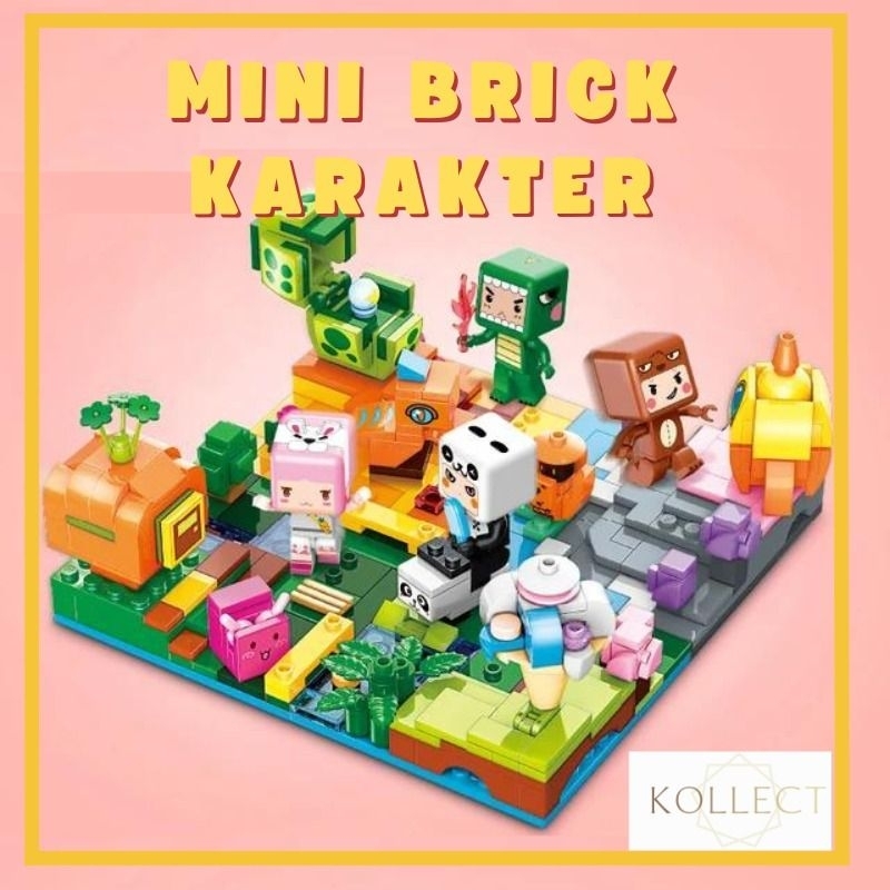 Kollect DIY Mini Brick Character Toy Block Beam Children's Educational ...