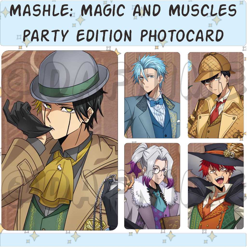 Mashle : MAGIC AND MUSCLE PARTY EDITION PHOTOCARD ANIME | Shopee ...