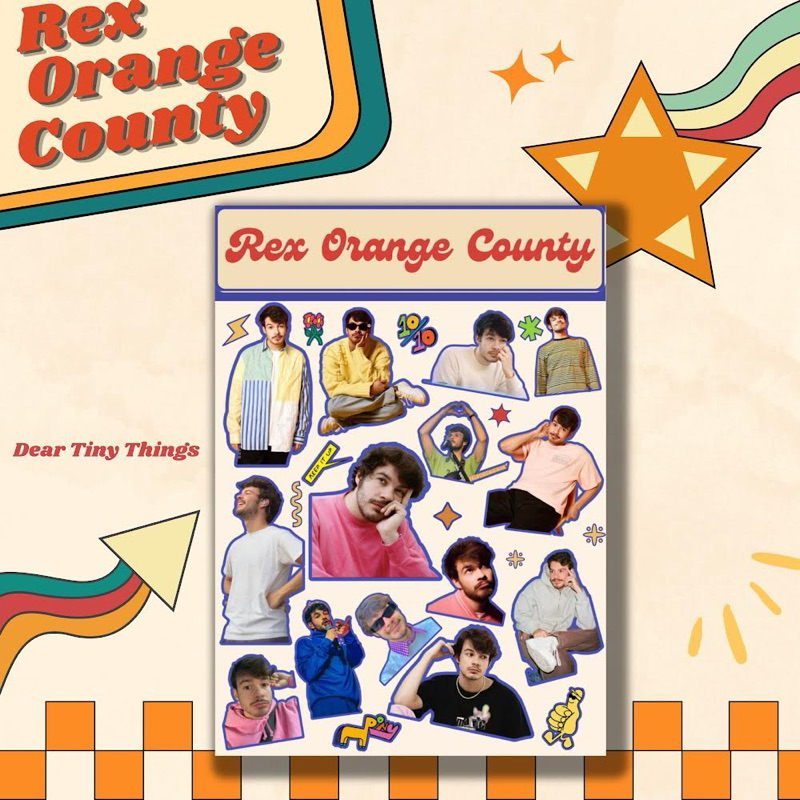 Rex Orange County Sticker Set (NO CUTTING) | Shopee Philippines